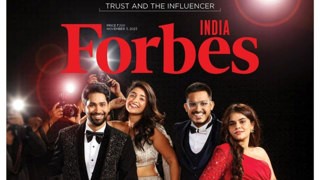 Forbes releases a list of top 100 Influencers in 2023| Creators United